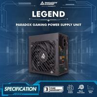Jual PSU PARADOX GAMING LEGEND 750 WATT | 80 PLUS BRONZE | FLAT CABLE ...