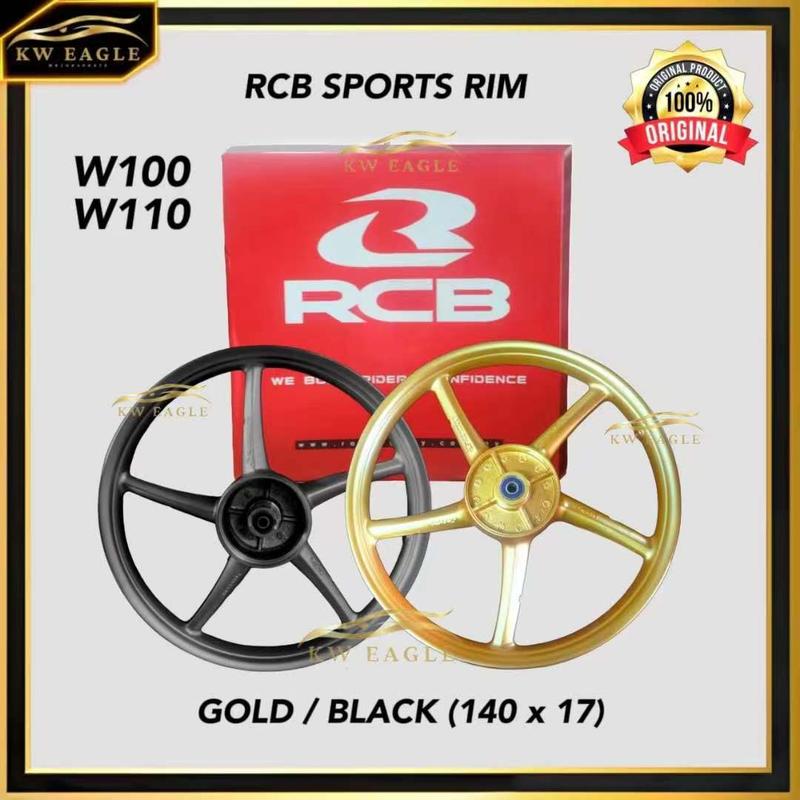RCB WAVE100 WAVE110 SP522 SPORT RIM 140/140-17 ORIGINAL EX5 DREAM ...