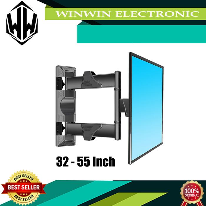 Jual Bracket tv / brecket tv swivel 55 50 49 43 32 inch / NB P4 North ...