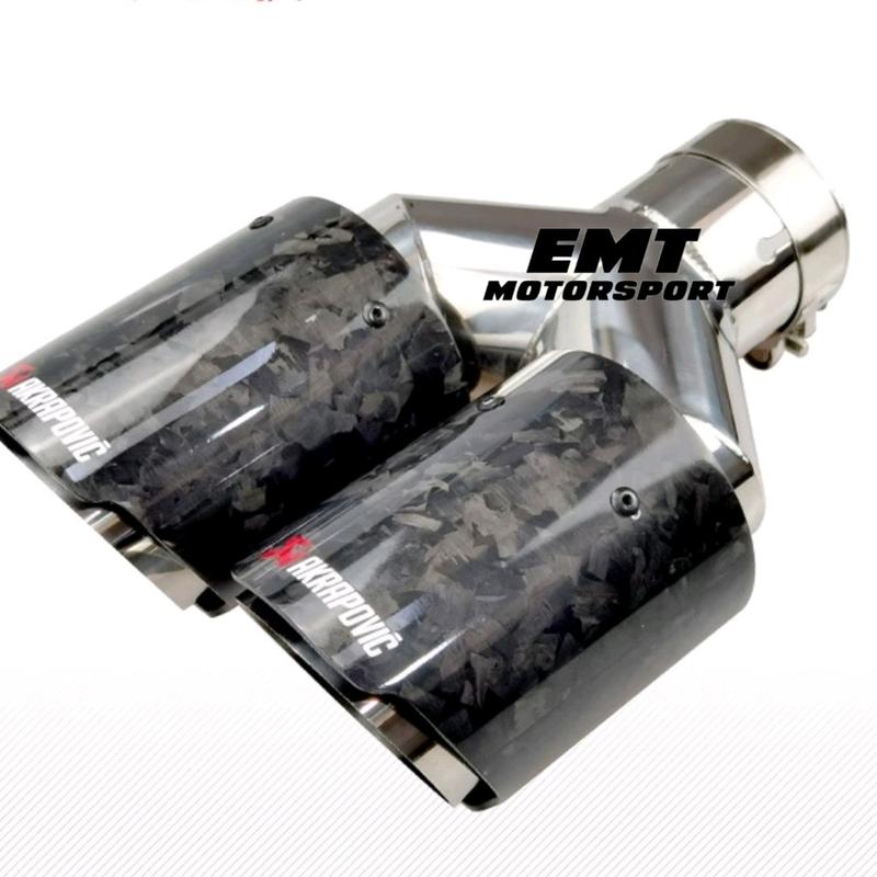 Akrapovic Forged Carbon Fiber Double Tip Ekzos universal Car - TikTok ...