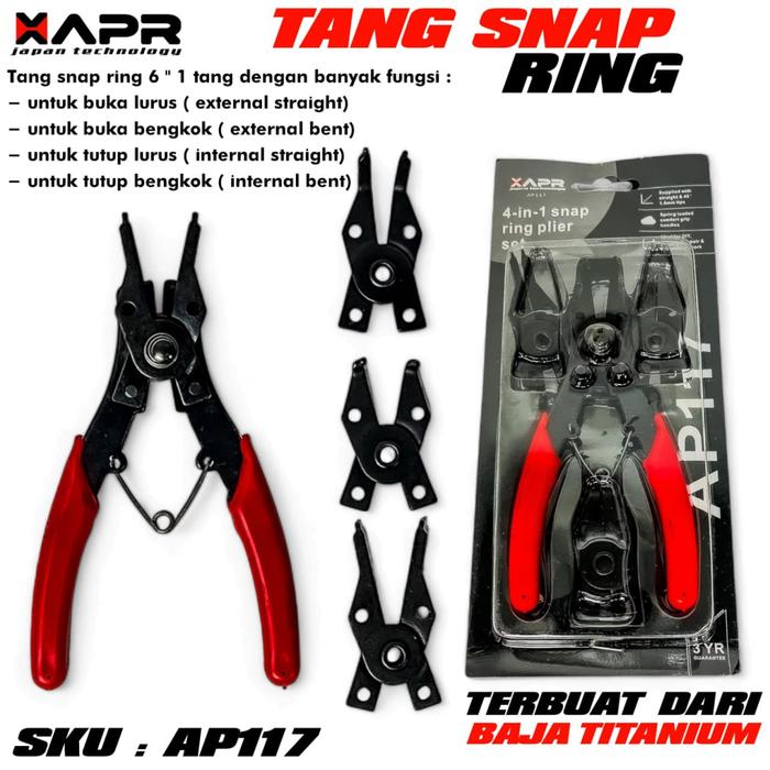 Promo TANG SNAP RING AP117 APR JAPAN TANG BUKA TUTUP 4 IN 1 BISA UNTUK ...
