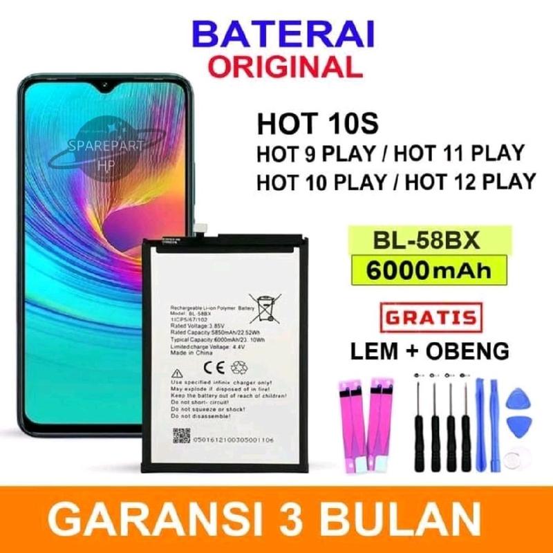 Baterai batre INFNIX Hot 10s / Hot 9 Play / Hot 10 Play / Hot 11 Play ...