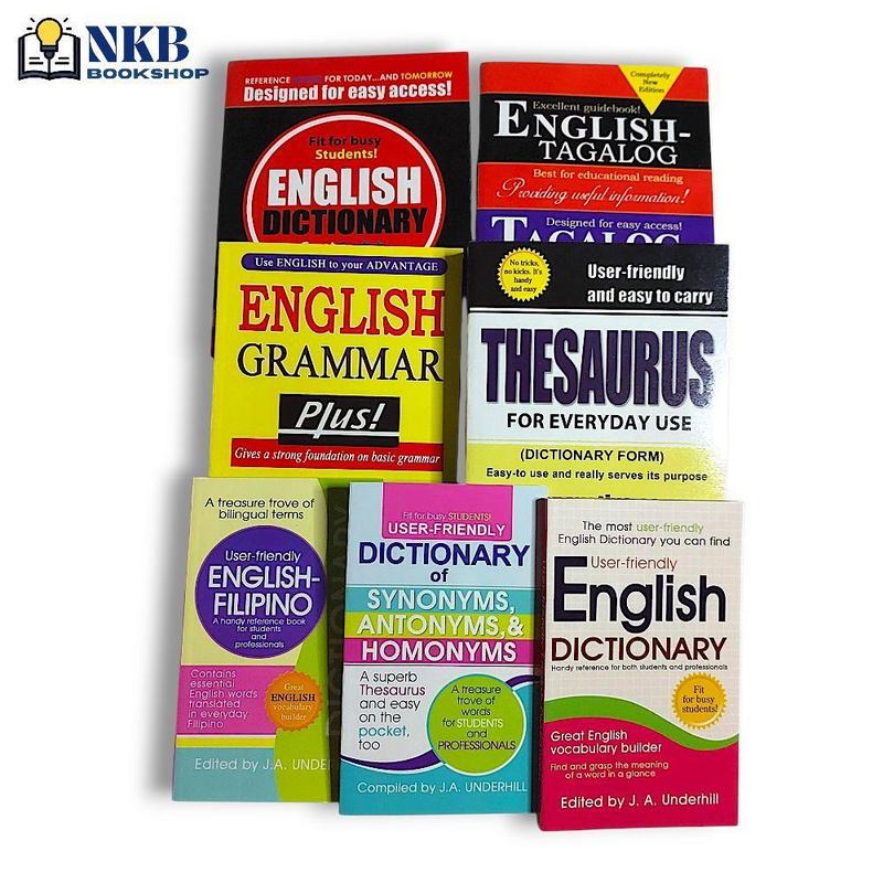 POWER UP YOUR ENGLISH SET: Dictionary, Thesaurus, Eng-Tag, English ...