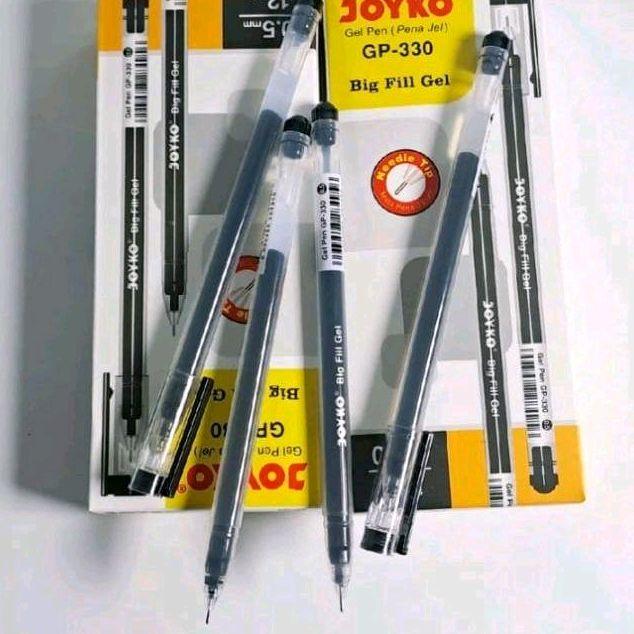 12 Pcs Pulpen Bolpen JOYKO GP -330 Mata pena 0,5 mm Tinta Hitam/ - Shop ...