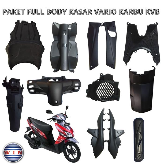 Jual Cover Body Bodi Kap KASAR ECERAN Vario Karbu KVB 2006 2007 2008 ...