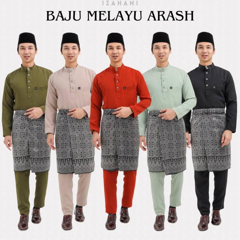 Baju Melayu Cekak Musang | Arash 2024| Baju Melayu Sedodon Dewasa ...