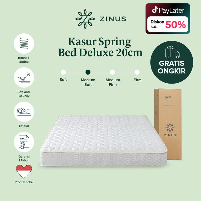 Promo Kasur in a box Spring Bed Zinus Tebal 20cm Furniture [COD] - 160 ...