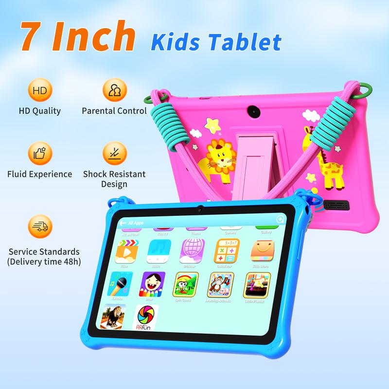 PRITOM Tablet kanak kanak 7 inci Anti jatuh kalis air Sistem - TikTok ...
