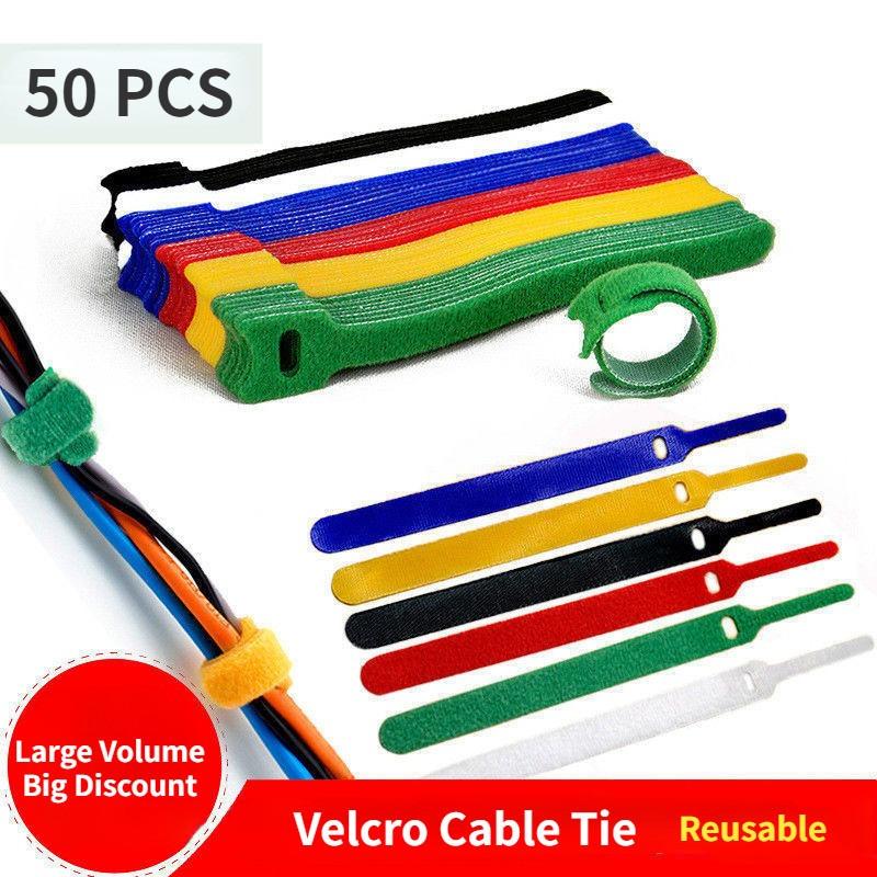 Velcro Wire Fixing Cable Trimmer Ties Straps Headphone Charging ...