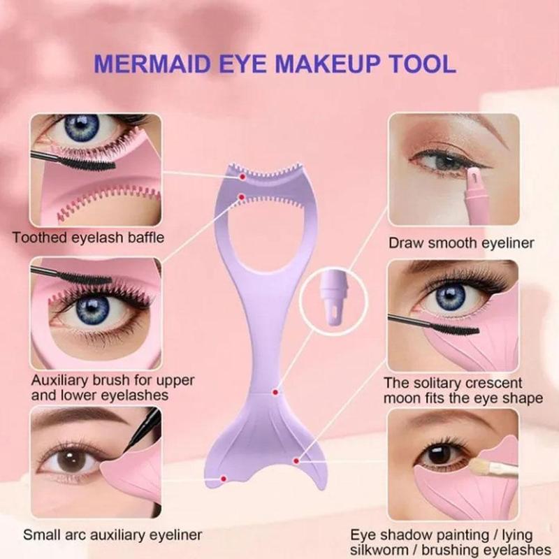 Coolnice Silicone Mermaid Eyeliner Stencil Guide Model Mascara - TikTok ...