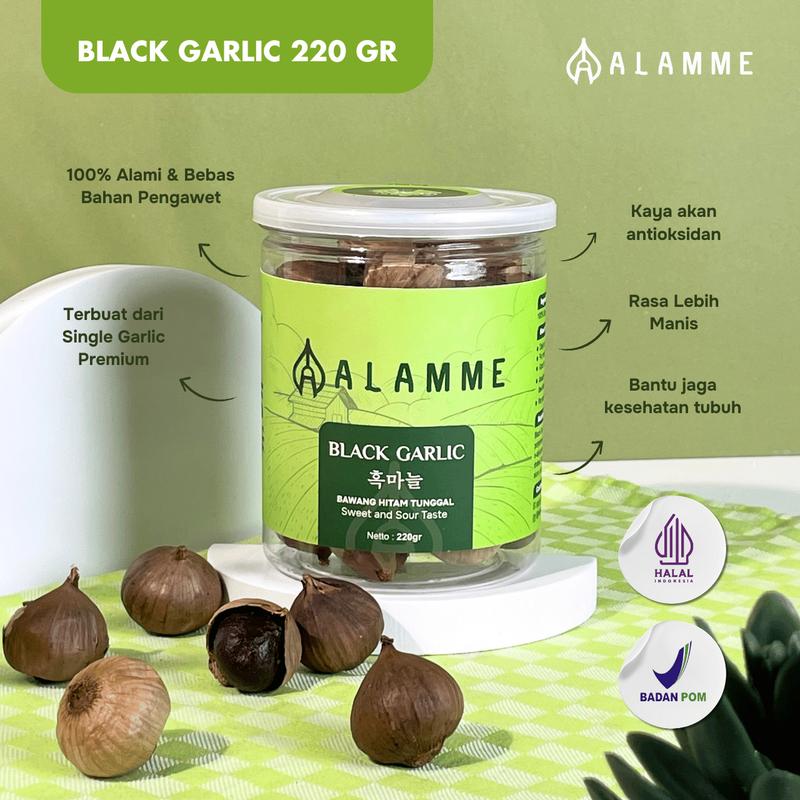 Bawang Hitam Tunggal Alamme Premium Quality 220gr Black Garlic - Shop ...