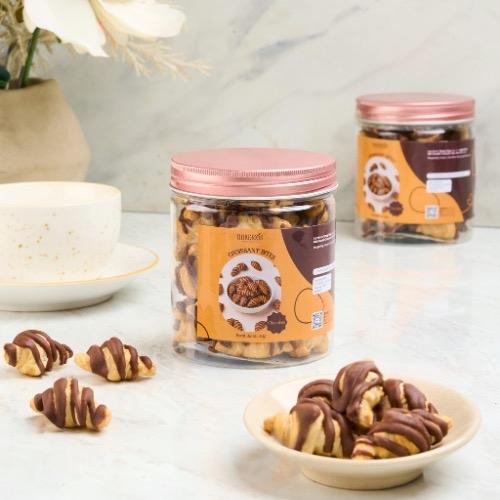 CROISSANT CHOCOLATE BITES BAKERZIN - COOKIES PREMIUM - Shop | Tokopedia