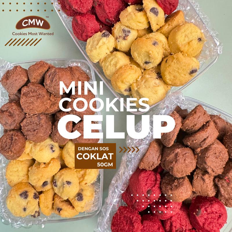 Mini Cookies Celup Biskut Snack Bersama Sos Coklat Red Velve - TikTok ...