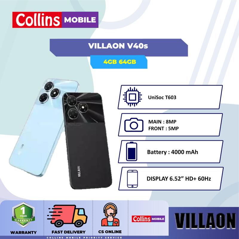 Villaon V40s Smatpphhone Android with AI Camera | Garansi Resmi ...