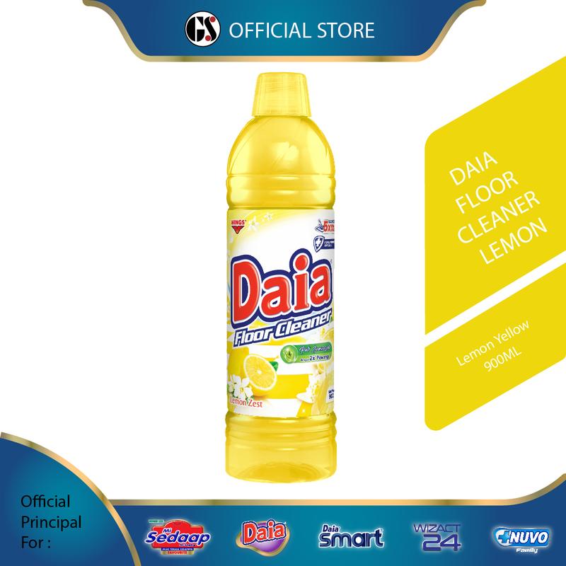 Daia Floor Cleaner Lemon Zest 900ml (Yellow) - Cecair Pencuc - TikTok ...