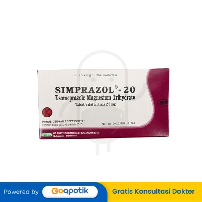 Jual SALE! SIMPRAZOL 20 MG BOX 20 TABLET ORIGINAL - Kota Depok ...