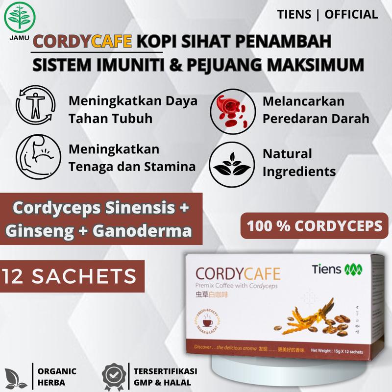 Cordy Cafe Original Kopi Kesihatan With Cordyceps Tambah Stamina ...