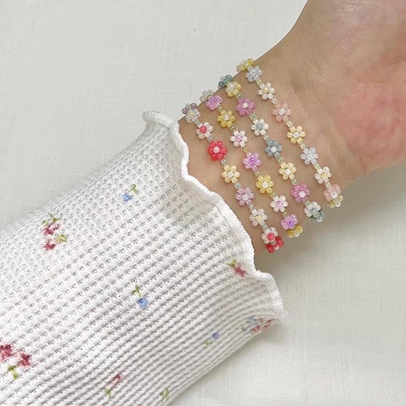 [everynimi] Nini's Flower Bed Bracelet Colorful Flower Bracelet ...