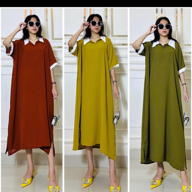 Daster tania daster wanita kerah collar LD 120 PB 120 - TikTok Shop ...