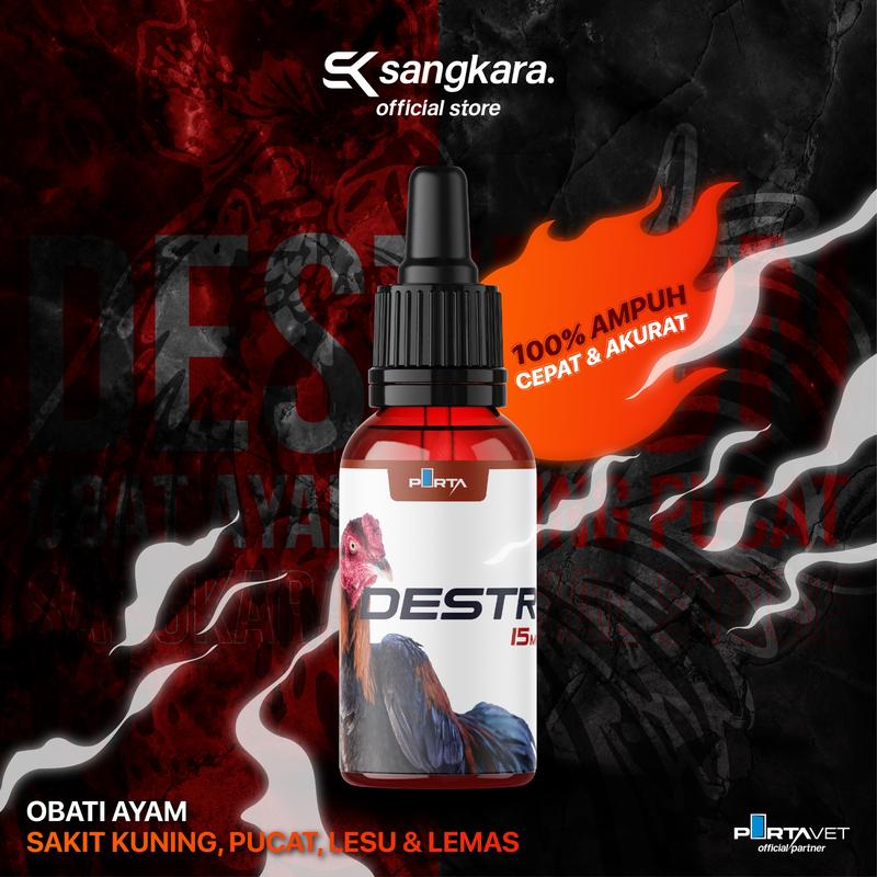 DESTRON - Obat Ayam Sakit Kuning Pucat Lesu Lemas Ayam Aduan - Shop ...