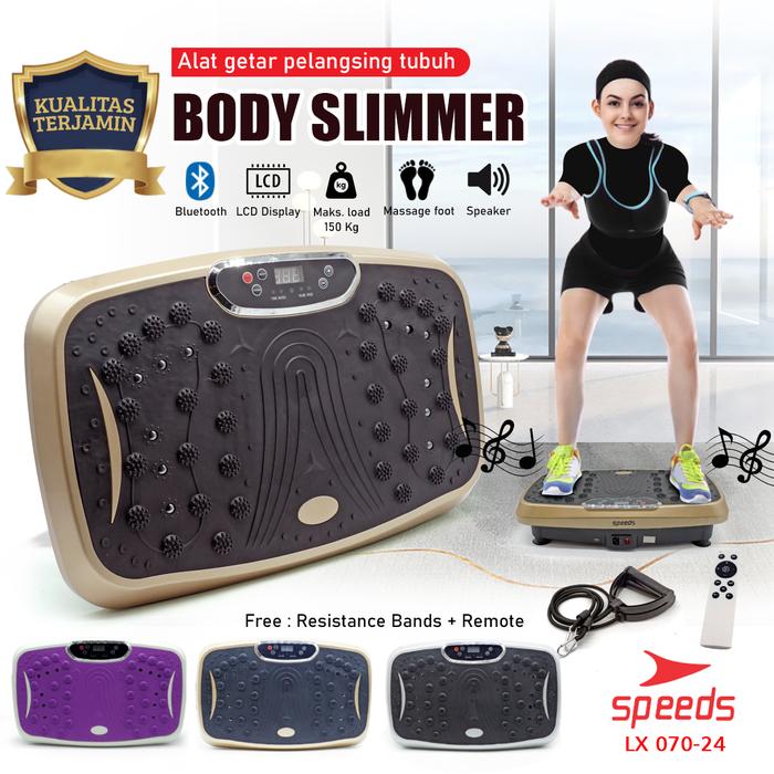 Promo SPEEDS Body Slimmer Alat Massage Papan Getar Alat Olahraga Tubuh ...