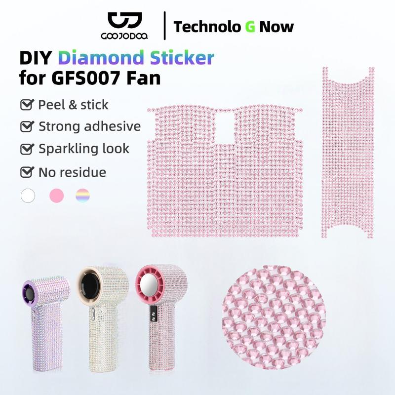 Goojodoq Stickers Case Lanyard High-Speed Kipas 1:1 Crystal Sticker For ...