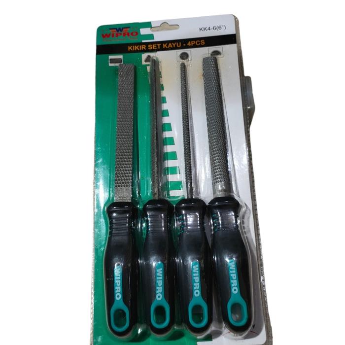 Jual Kikir Untuk Kayu 4 Pcs 8 inc dan 6 Inch Original - Kikir Kayu Set ...