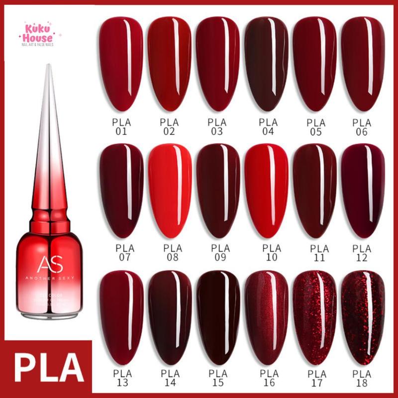 AS Gel PLA Classic Red Gel Polish / kutek gel merah maroon marun - Shop ...