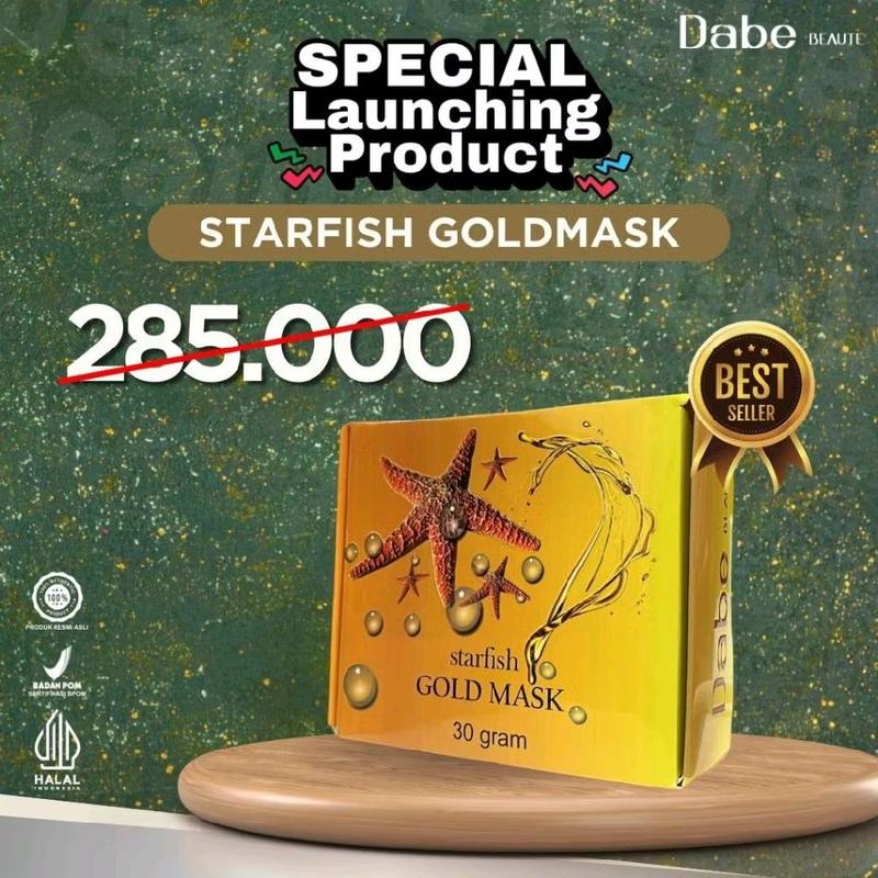 DEBE BEUTY STARFIS GOLD MASK Masker Komedo - Shop | Tokopedia