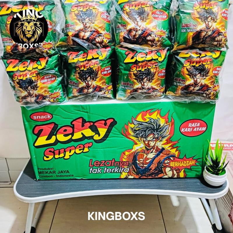 Snack Chiki Zeky Super Jumbo Rasa Kari Ayam Isi 40 Bungkus Cemilan ...