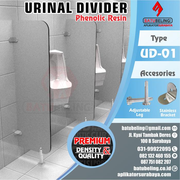 Jual Sekat Urinoir Phenolic Resin / Sekat Urinoir PVC / Papan Partisi ...