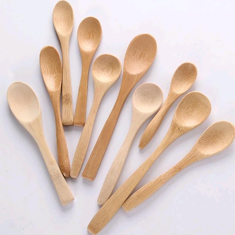 #Ready Stock# Natural Bamboo Wooden Spoon Teaspoon Coffee Kitchen ...