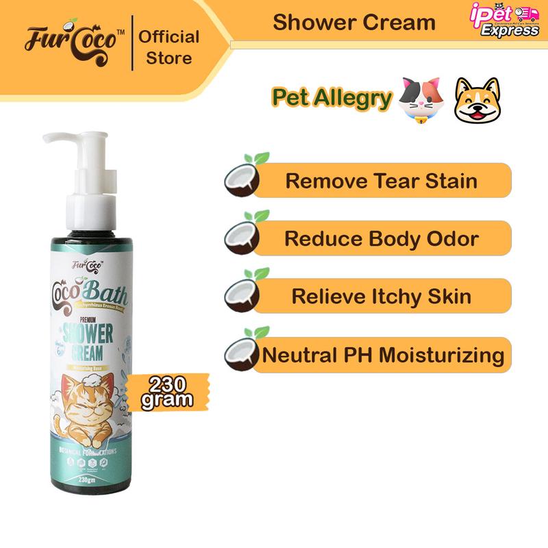 Furcoco Coco Bath Pet Premium Shower Cream - 230g - TikTok Shop Malaysia