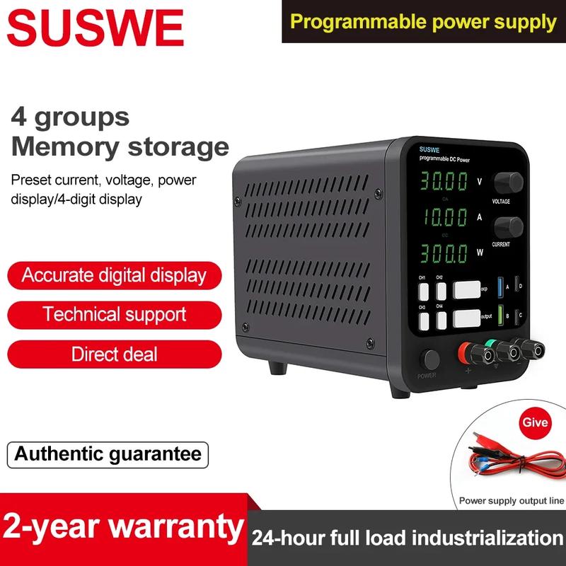 High quality DC adjustable digital display Power Supply 30V 10A 60V ...