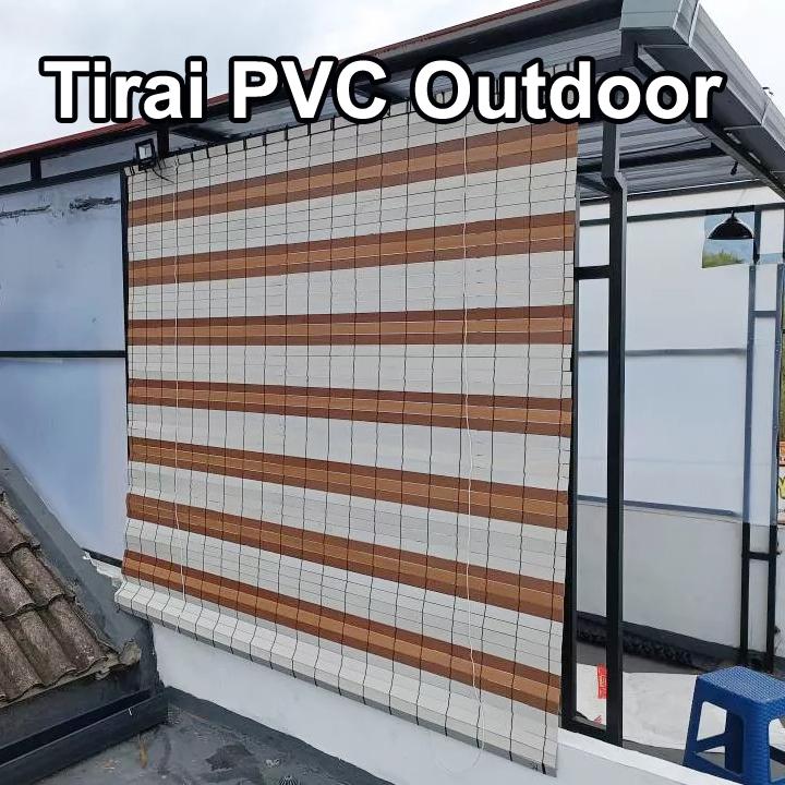 Tirai PVC Krey Gulung Outdoor Tahan Panas Dan Hujan Meredam Panas ...