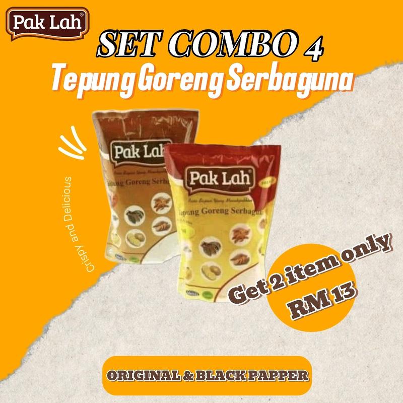 PAK LAH SET Combo 4 Tepung Goreng Serbaguna Asli & Lada Hita - TikTok ...