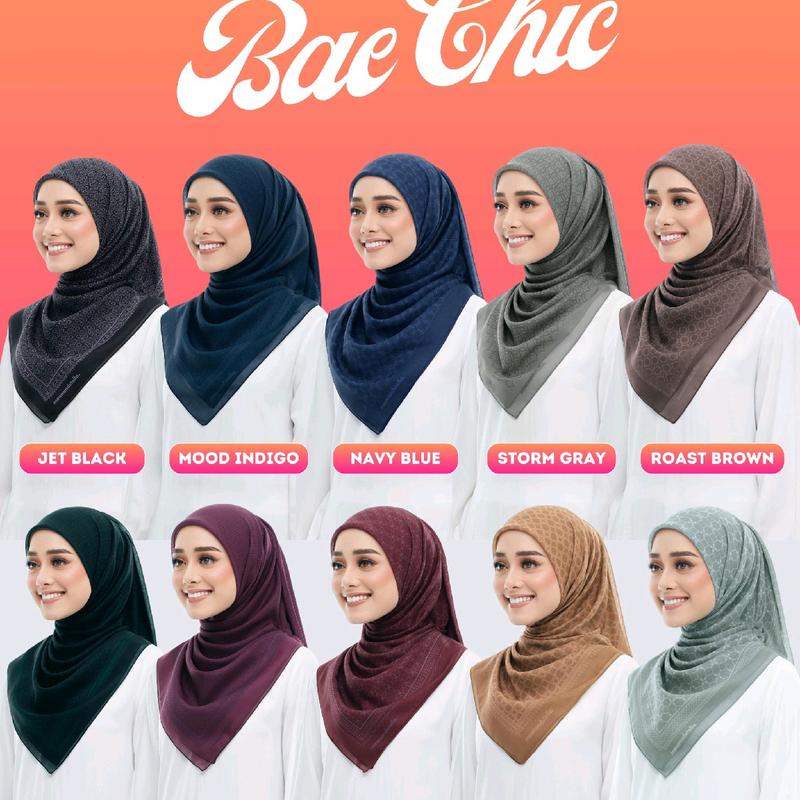 MOONANDSTELLA TUDUNG BAWAL BAE CHIC Square Hijab Cotton - TikTok Shop ...