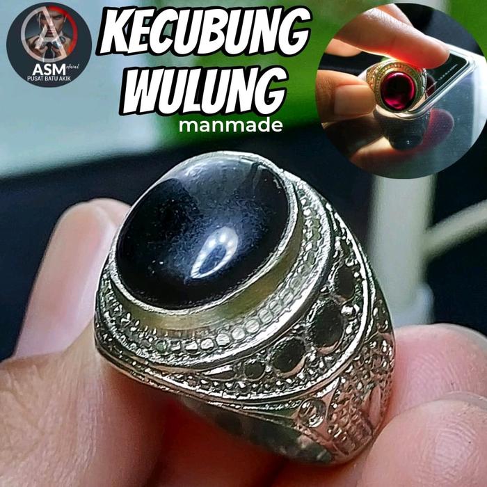 Jual BATU KECUBUNG WULUNG TOP QUALITY / cincin batu akik wulung ...