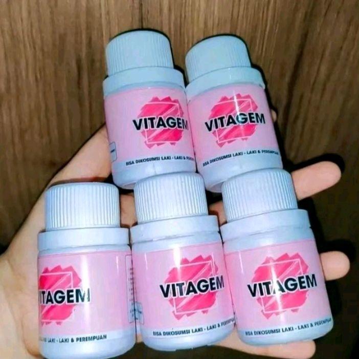 vitagem botol suplemen kesehatan isi 60 - Shop | Tokopedia
