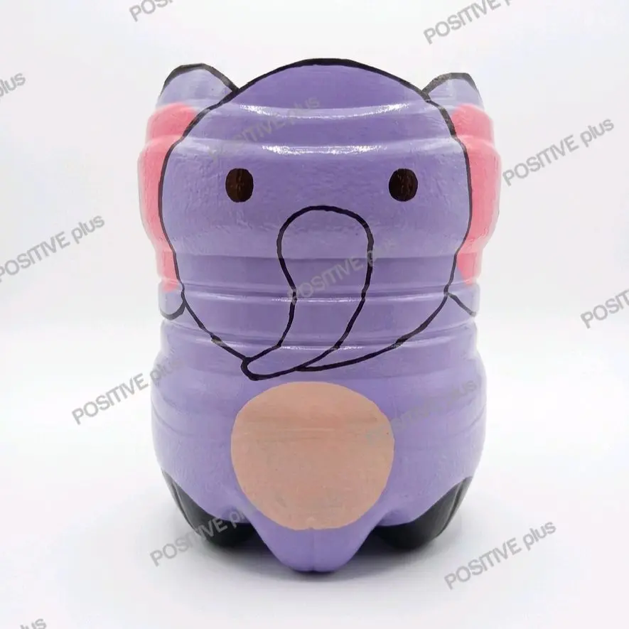 pot karakter gajah ungu dari galon le mineral ukuran 15 liter - Shop ...