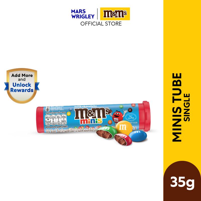 M&M'S Minis Tube Single 35g Chocolate / Milky - TikTok Shop Malaysia