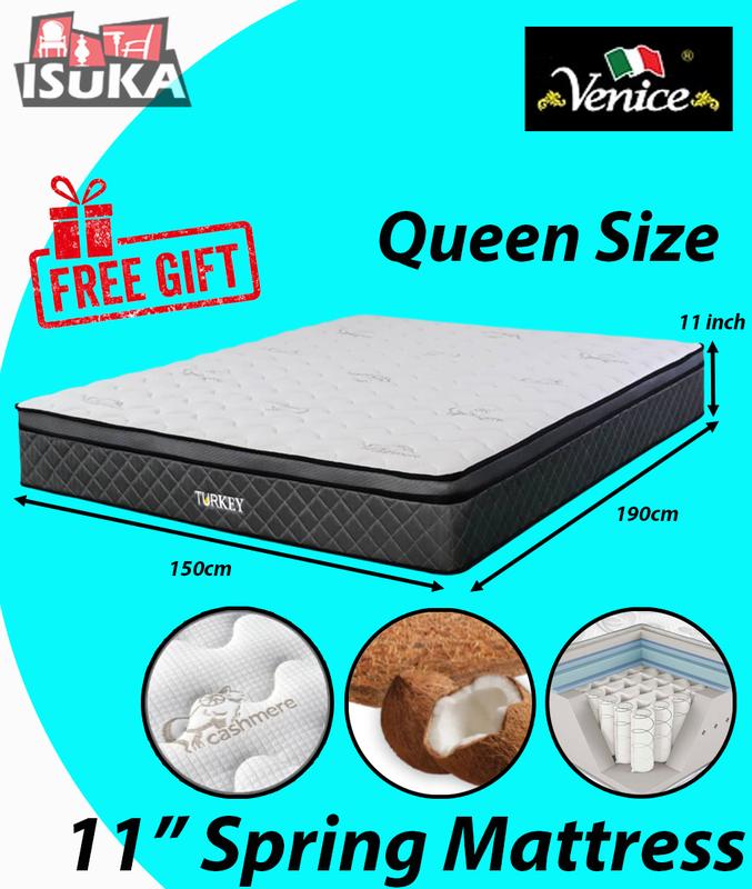 11" Double Layer Spring Mattress - VENICE TURKEY (Ready Stock) - TikTok ...
