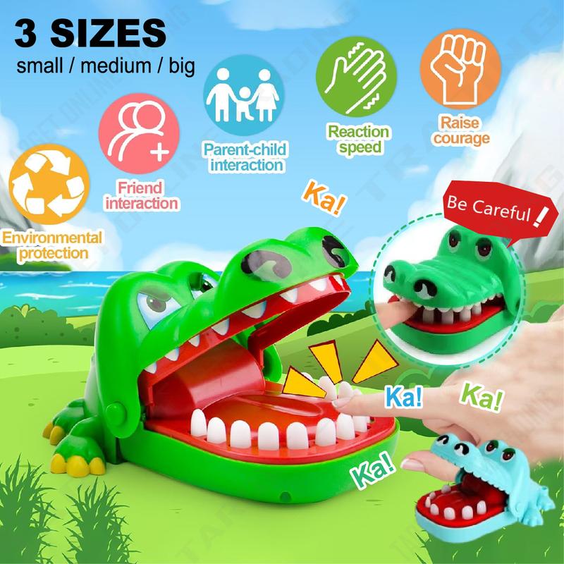 Crocodile Bite Fingers Prank Toys Crocs Snapping Finger Game - TikTok ...