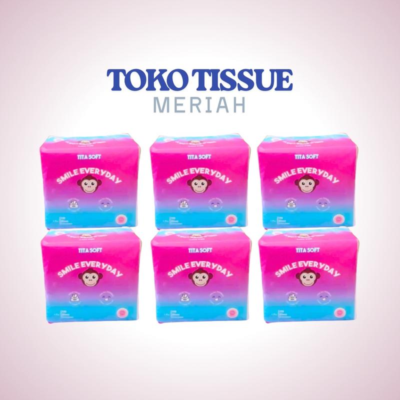 TOKO TISSUE MERIAH Tita Tisu Titasoft Facial Pop Up 150 Lembar Kemasan ...