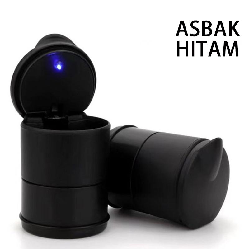 Asbak Mobil Led Postable Hitam Polos Car Ashtray Tempat Abu - Shop ...