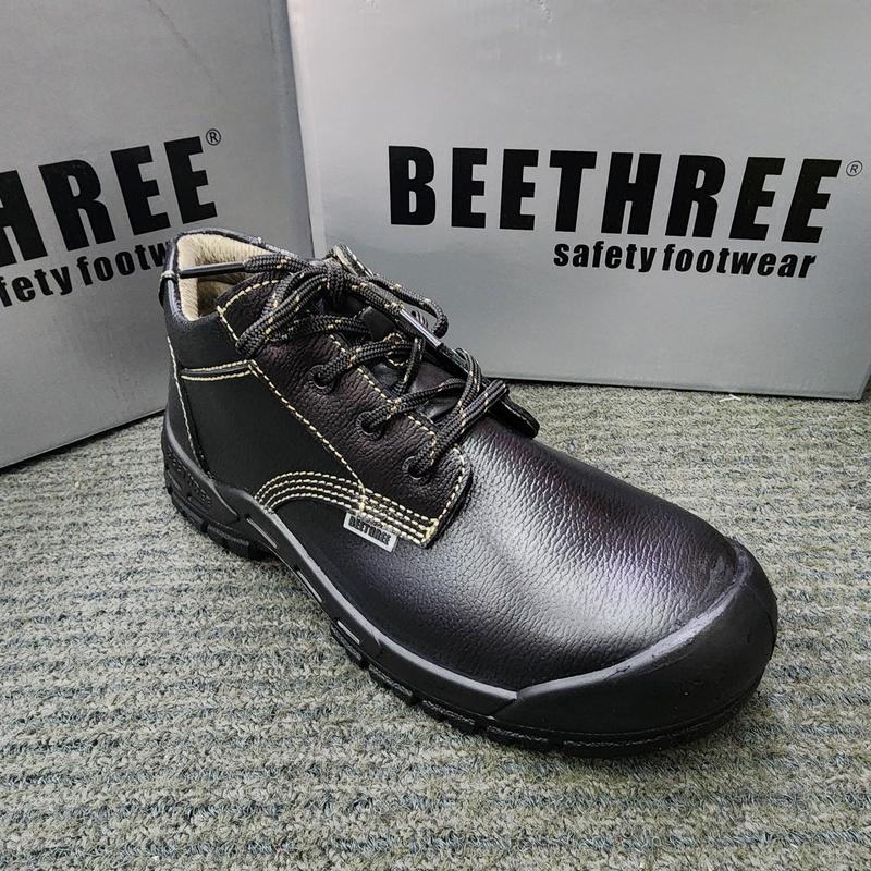 BT-8701 BEETHREE LEATHER LACED SAFETY SHOES 5.5 inches SIRIM - TikTok ...