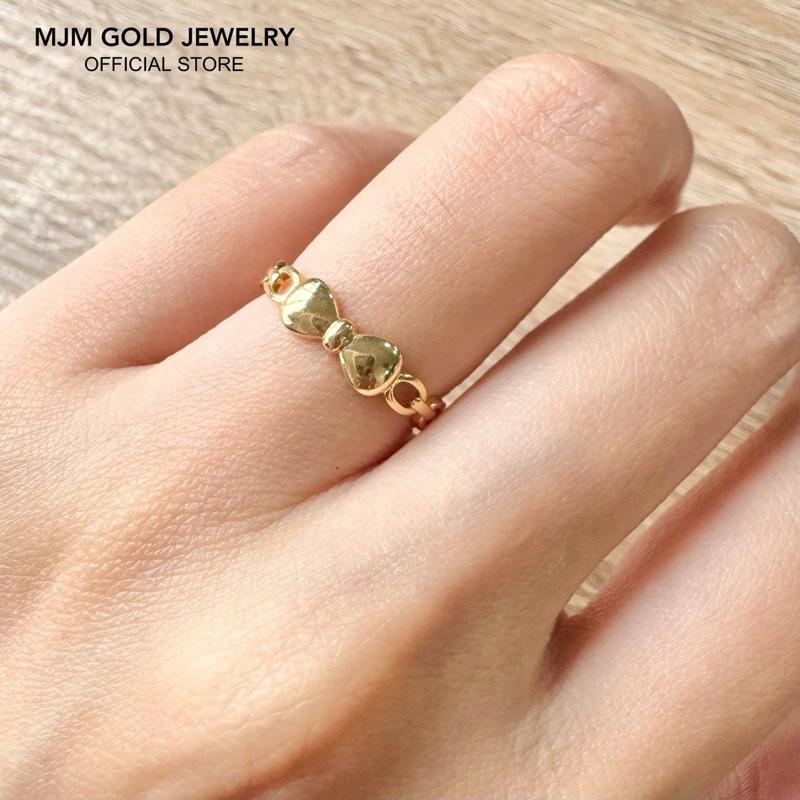 MJM 18K Ribbon Bow Cadena Ring - TikTok Shop Philippines