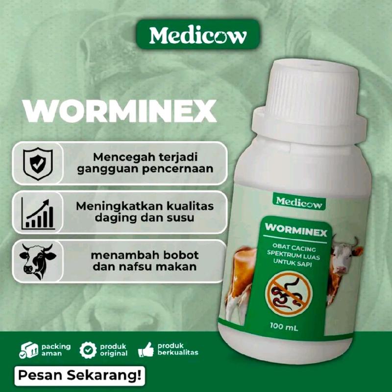 Obat Cacing sapi by Worminex medicow 100ml - Shop | Tokopedia