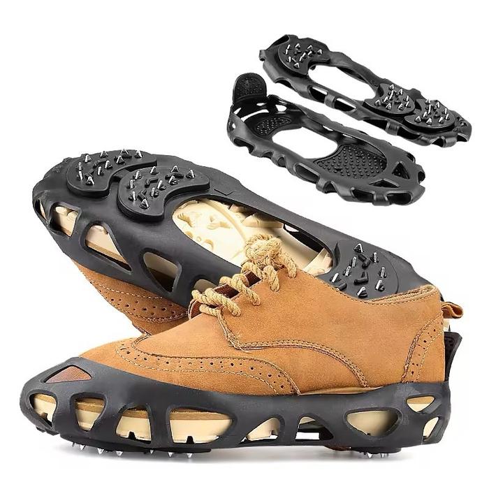 Jual Alas Sepatu Paku Anti Slip Licin Es Mendaki Salju Karet Traveling ...