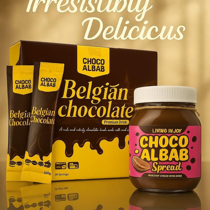 Combo Belgian Drink Chocolate + Spread Hazelnut - TikTok Shop Malaysia